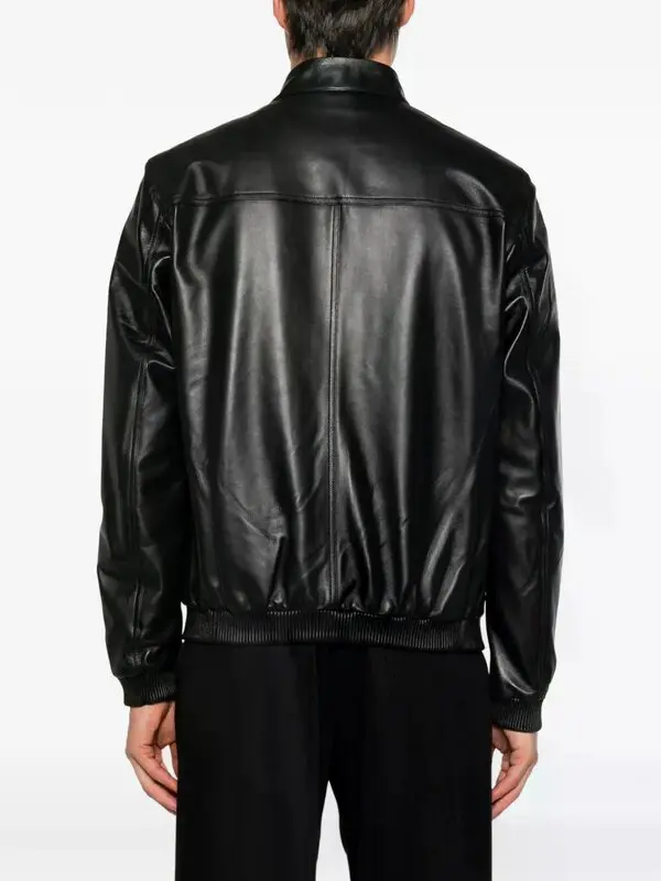 SERGIO MORETTI FIRENZE Zip-up Leather Jacket