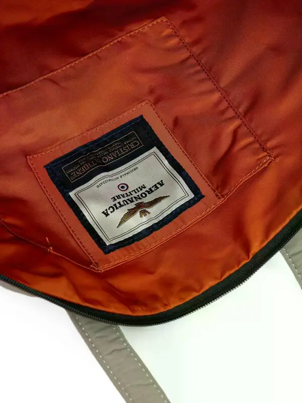 AERONAUTICA MILITARE Quilted Tote Bag With Patch Detail