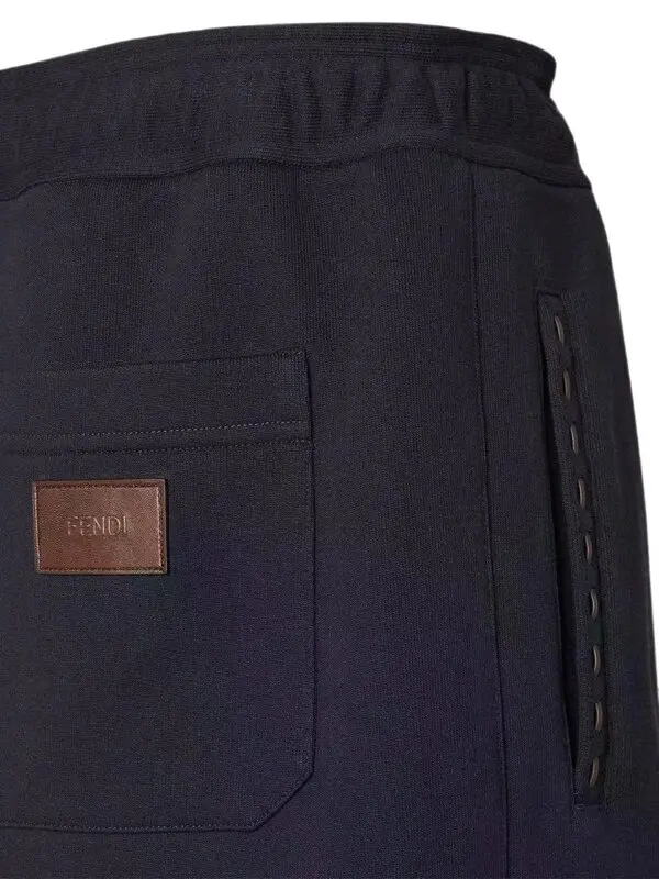 Fendi Logo-patch Drawstring Shorts