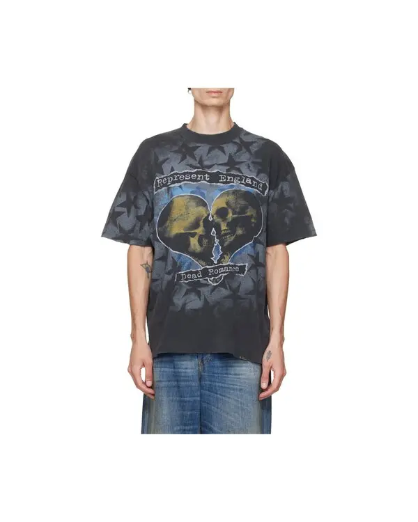 REPRESENT Dead Romance Graphic T-shirt - Black