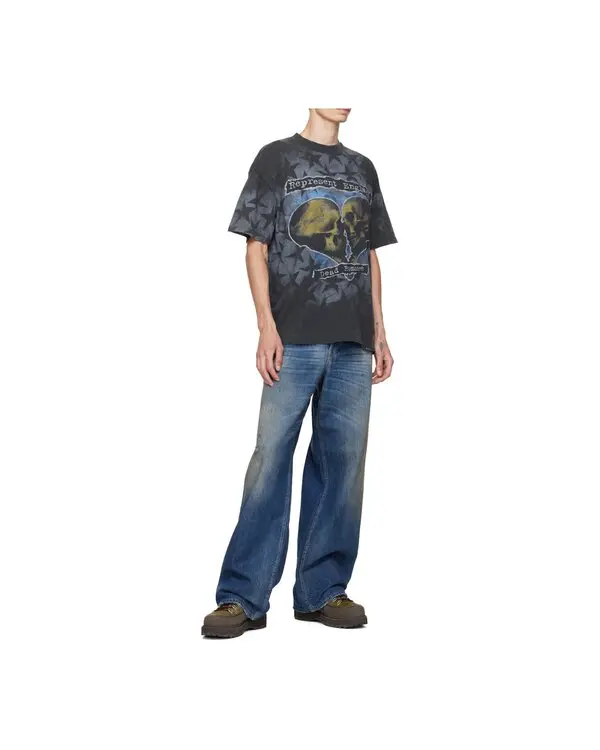 REPRESENT Dead Romance Graphic T-shirt - Black