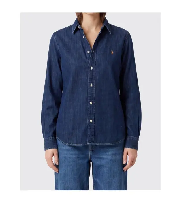 Polo Ralph Lauren Embroidered Pony Regular Fit Shirt - Blue
