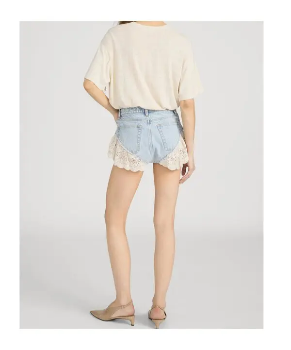 FRAME The Crochet Ruffle Short