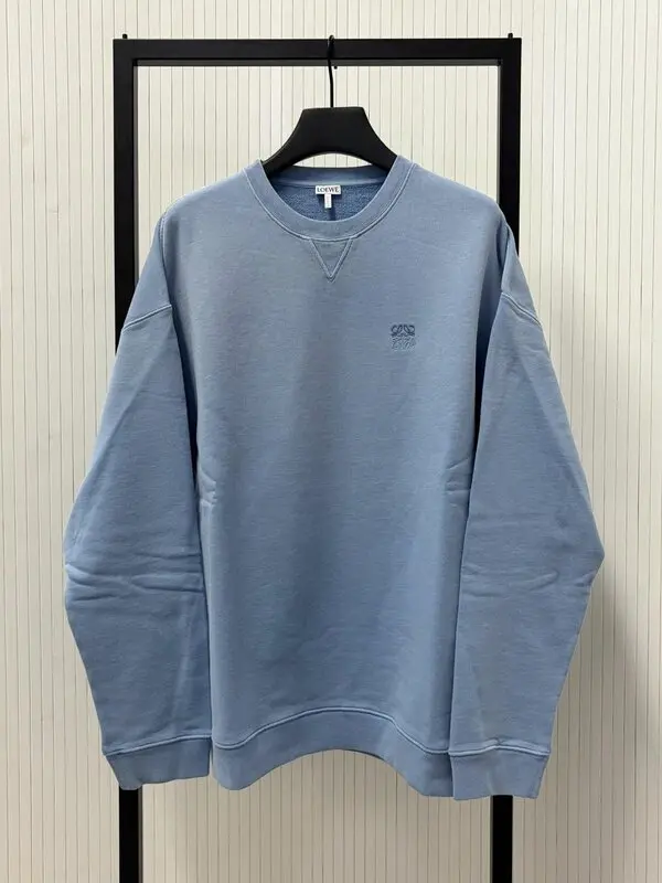 Loewe Cotton Sweatshirt With Anagram Embroidery