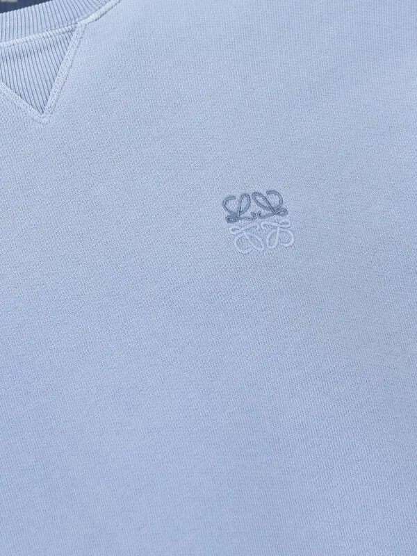 Loewe Cotton Sweatshirt With Anagram Embroidery