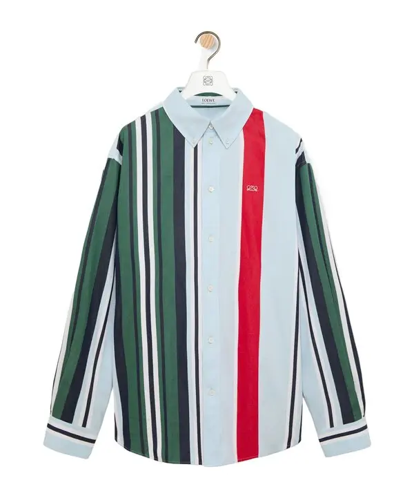 Loewe Shirt In Cotton - Blue