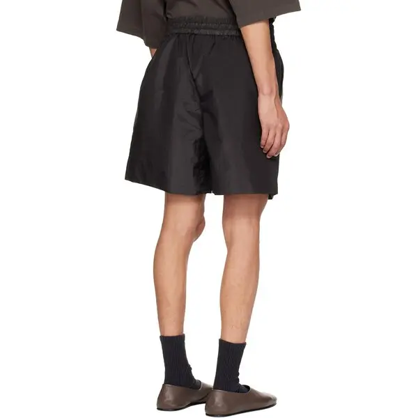 Fear Of God Logo Patch Drawstring Waist Shorts