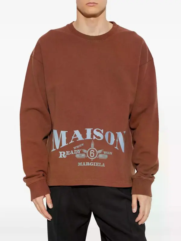 MAISON MARGIELA Logo Print Sweatshirt