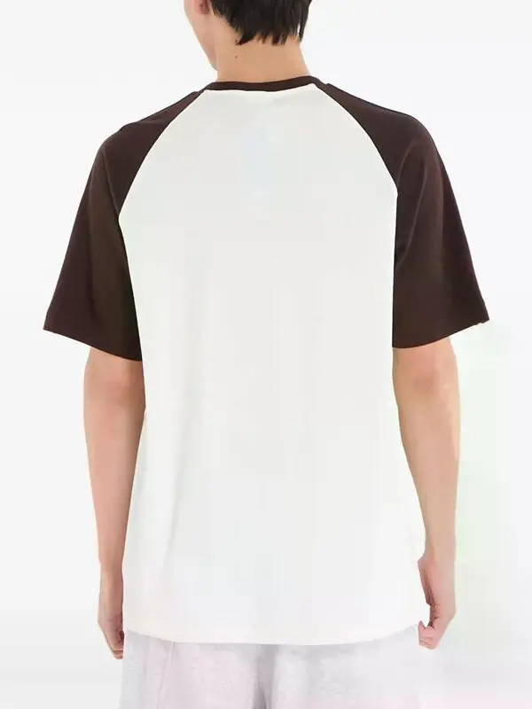 Adidas Britcore Raglan-sleeve Logo-embroidered T-shirt