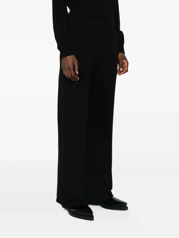 SERGIO MORETTI FIRENZE Fine-knit Wide-leg Trousers