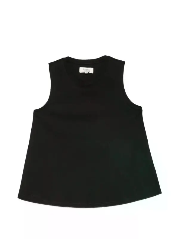 PSOPHIA Sleeveless Crew-neck Cotton Tank Top