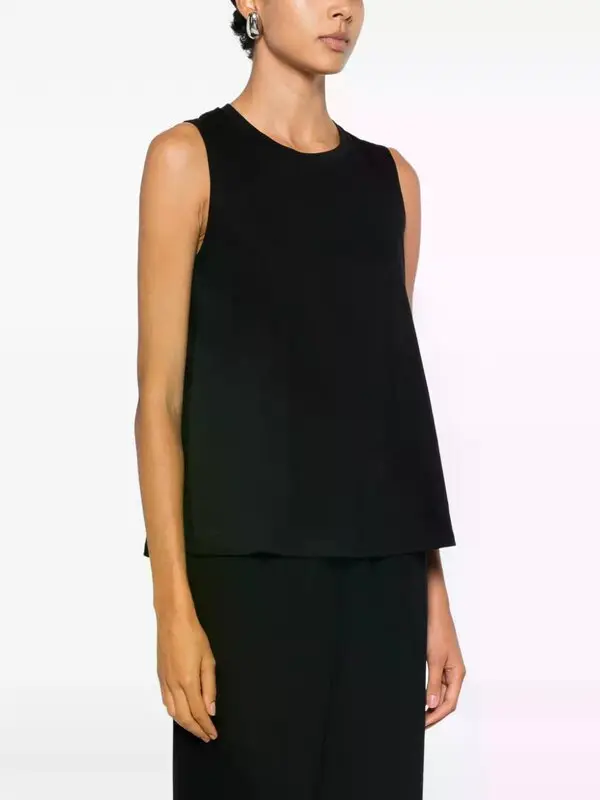PSOPHIA Sleeveless Crew-neck Cotton Tank Top