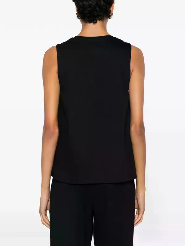 PSOPHIA Sleeveless Crew-neck Cotton Tank Top