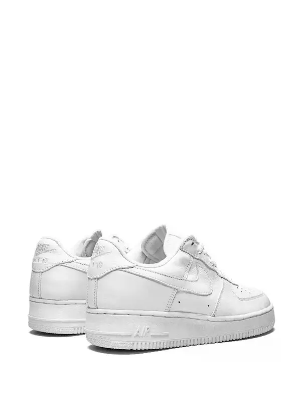 Nike Force 1 Paneled Leather Sneakers - White