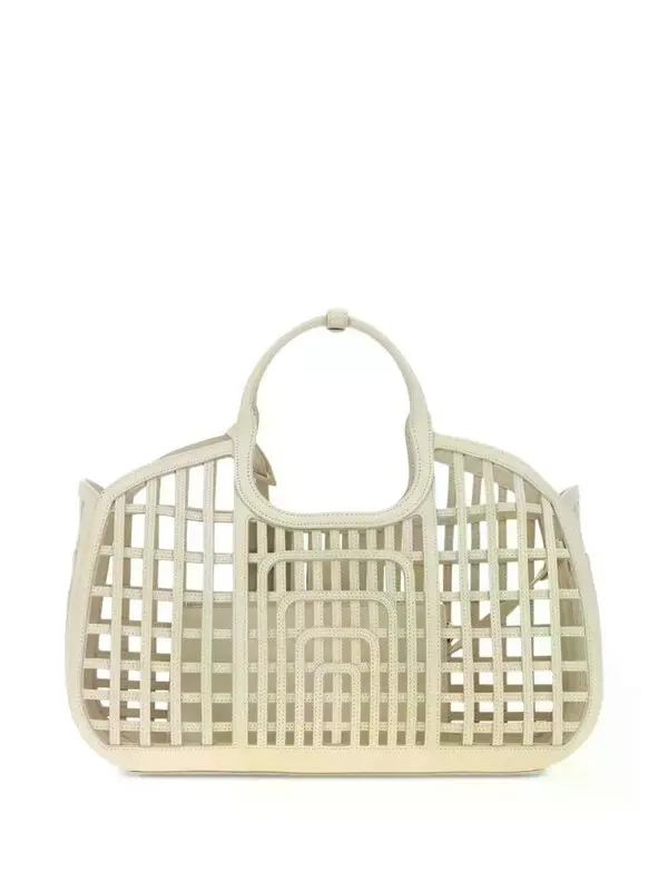 Miu Miu Cut-out Leather Tote Bag