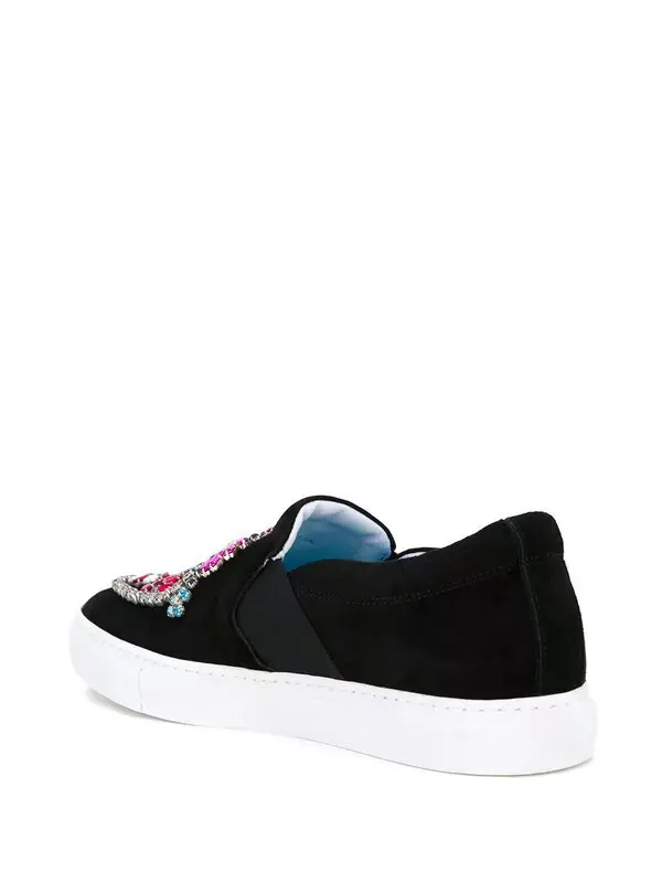 LANVIN Embellished Slip-on Sneakers