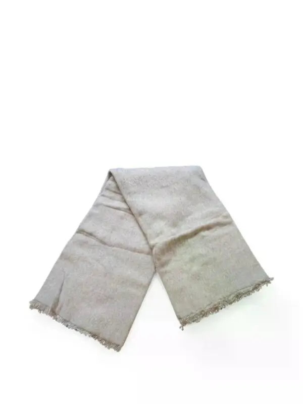 EMERSON RENALDI Frayed-edge Scarf - Neutrals
