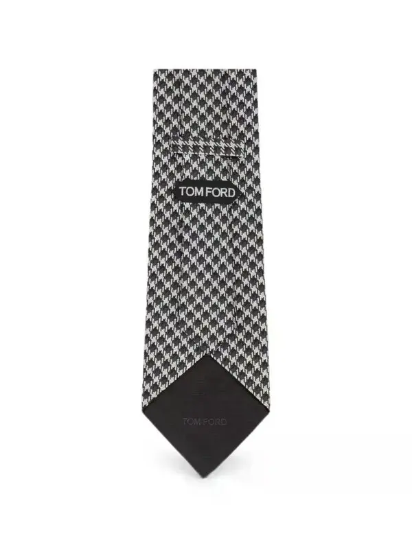 TOM FORD Houndstooth Neck Tie