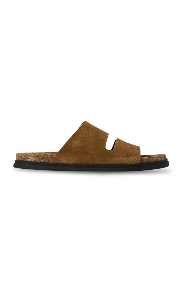 THE ROW Band Leather Sandals - Brown
