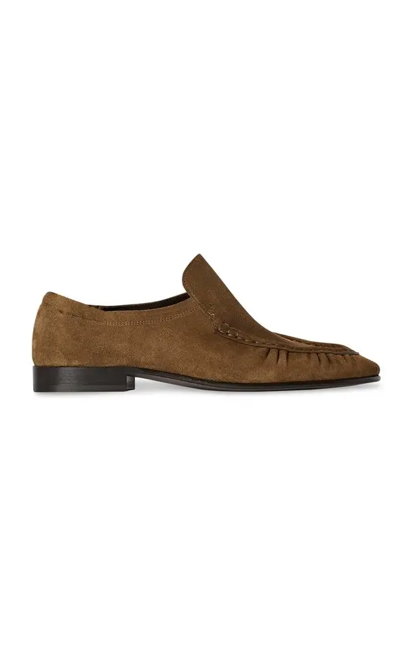 THE ROW Soft Moccasins Two - Brown