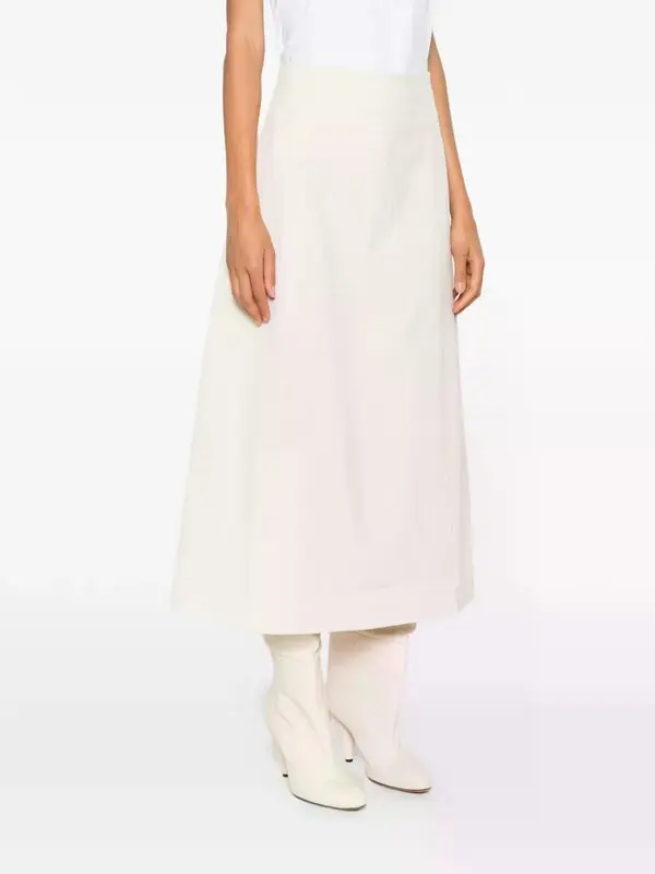 PSOPHIA High-waisted Midi Skirt