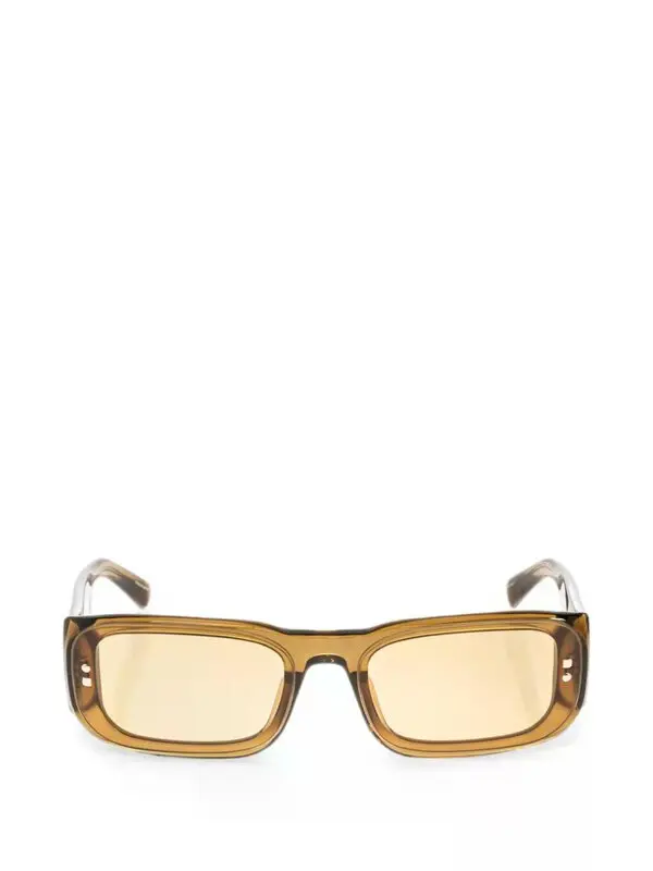 Jacquemus Rectangle Frame Sunglasses - Green