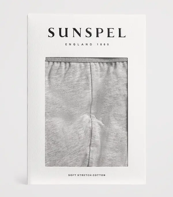 Sunspel Stretch-cotton Trunks - Grey