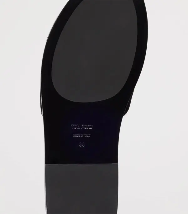 TOM FORD Suede T-bar Slides