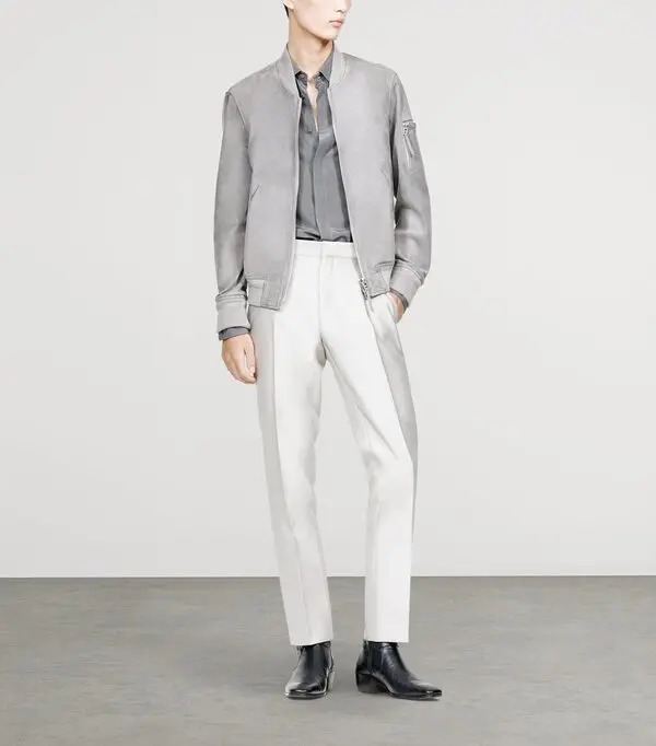 TOM FORD Suede Bomber Jacket