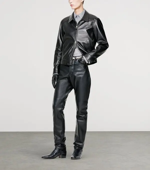 TOM FORD Short Leather Jacket