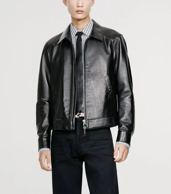 TOM FORD Short Leather Jacket