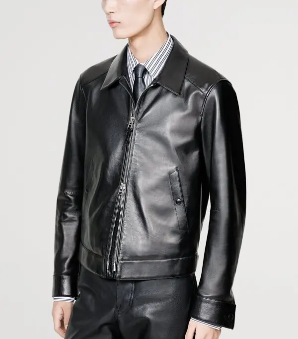 TOM FORD Short Leather Jacket