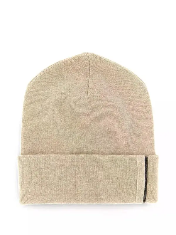 Brunello Cucinelli Monile Beanie Hat - Neutrals