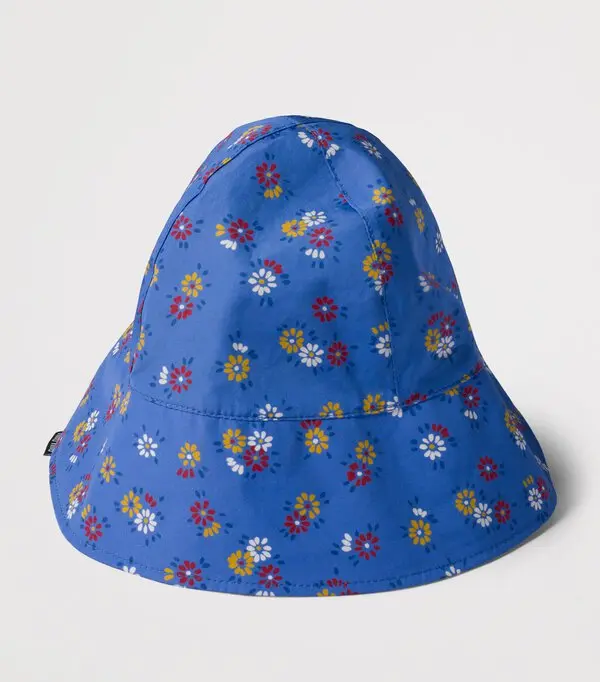 Miu Miu Cotton Floral Bucket Hat - Turquoise