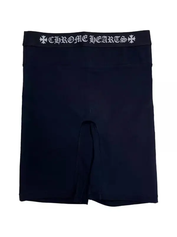 Chrome Hearts Logo-jacquard Sports Shorts - Blue