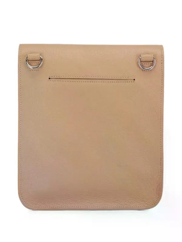 Akris Grained Leather Turn-lock Cross Body Bag