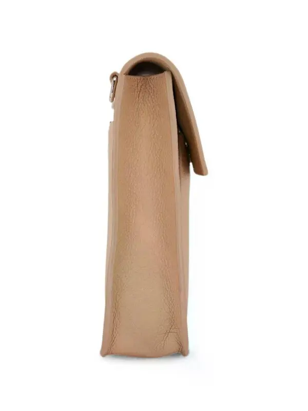 Akris Grained Leather Turn-lock Cross Body Bag