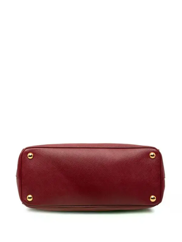 Prada Saffiano Lux Galleria Double Zip Satchel