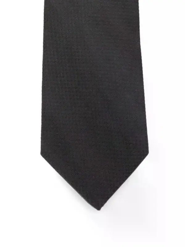 TOM FORD Textured Finish Neck Tie - Black