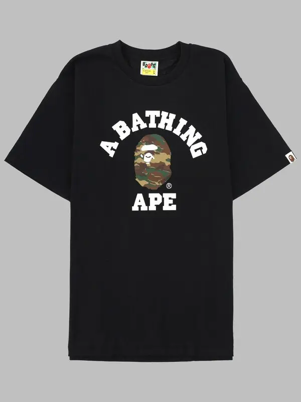 A BATHING APE T-shirt "glitch Woodland
