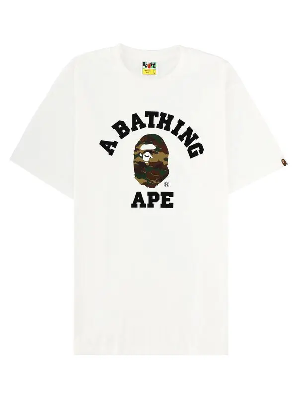 A BATHING APE T-shirt "glitch Woodland