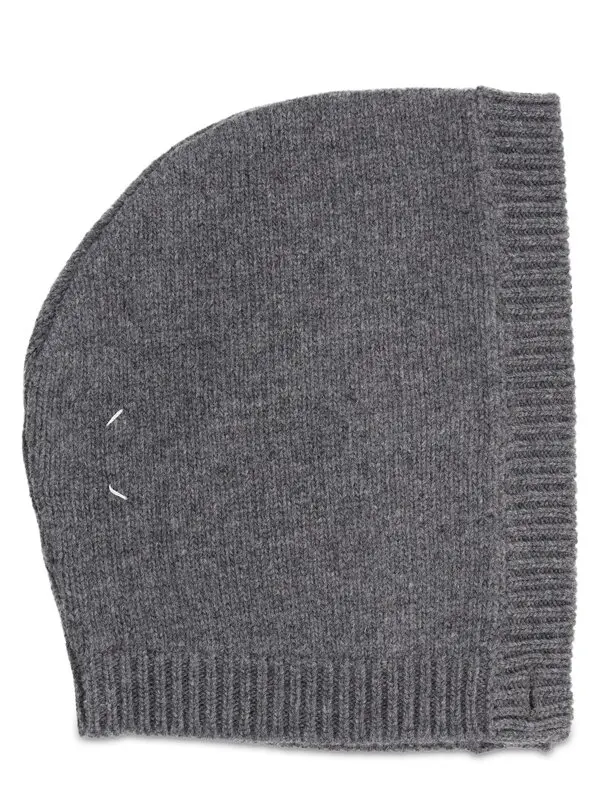 MAISON MARGIELA Cappuccio In Lana - Grey