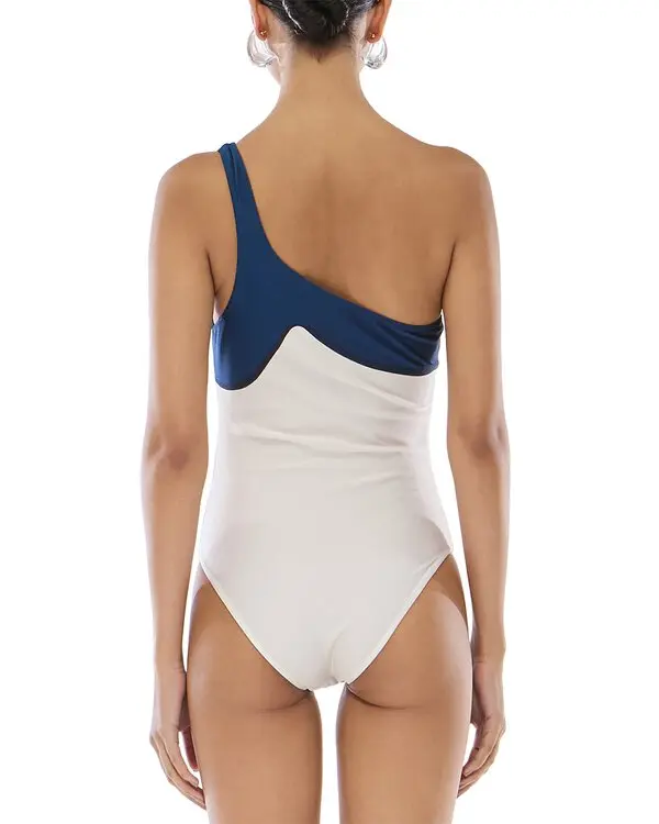 YUKIO One Shoulder One Piece Swimsuit - Chains