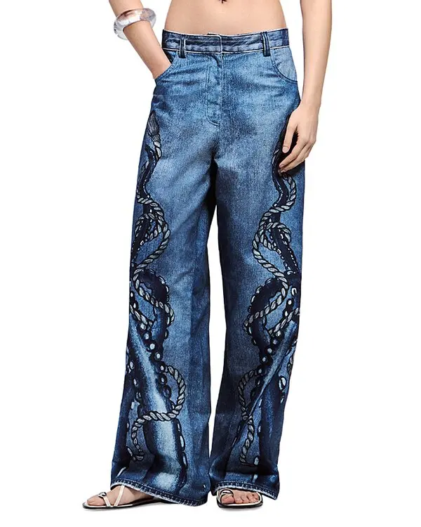 YUKIO High Rise Wide Leg Jeans