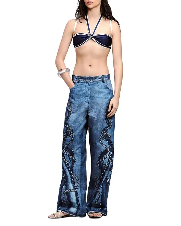 YUKIO High Rise Wide Leg Jeans