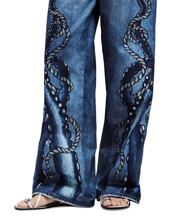 YUKIO High Rise Wide Leg Jeans