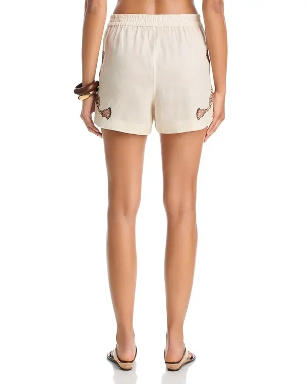 YUKIO Linen Drawstring Shorts