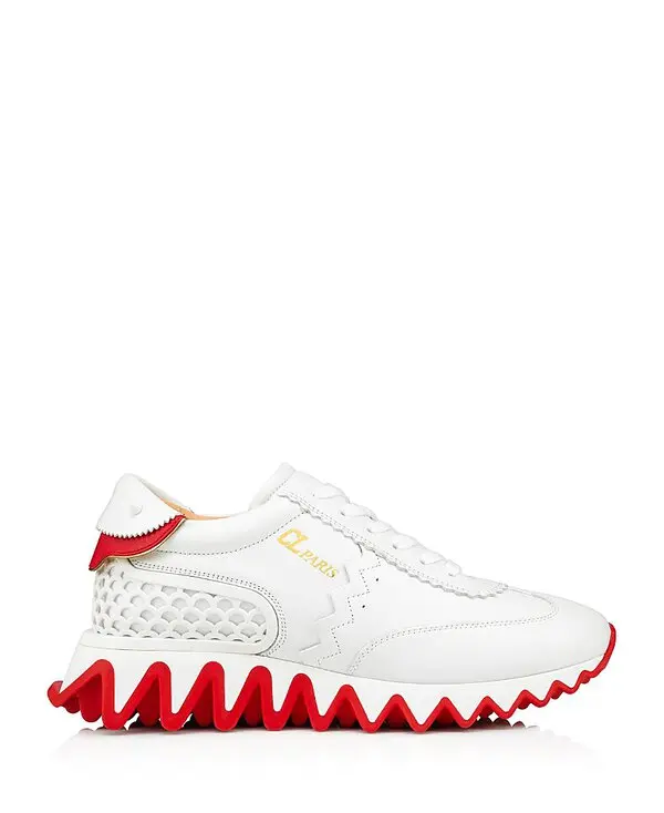 CHRISTIAN LOUBOUTIN Loubishark Running Sneakers - Bianco