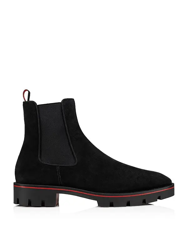 CHRISTIAN LOUBOUTIN Alpinosol Chelsea Booties - Black