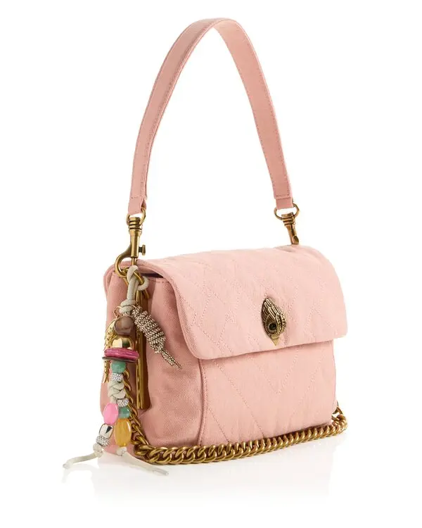 Kurt Geiger Celia Leather Shoulder Bag - Light/pastel